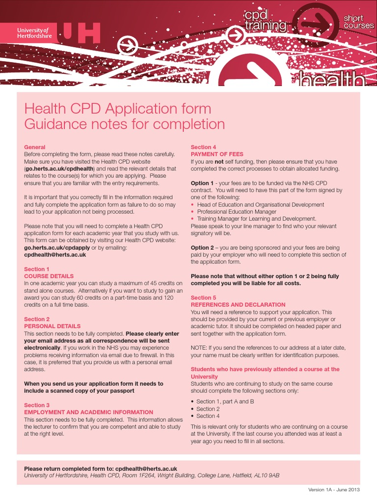 Health CPD Online Application Form | Download Free PDF | Criminal ...