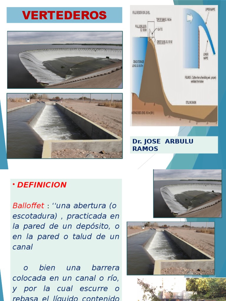 Clase Vertedero Lateral 2018 | PDF | Descarga (hidrología) | Cuerpos de ...
