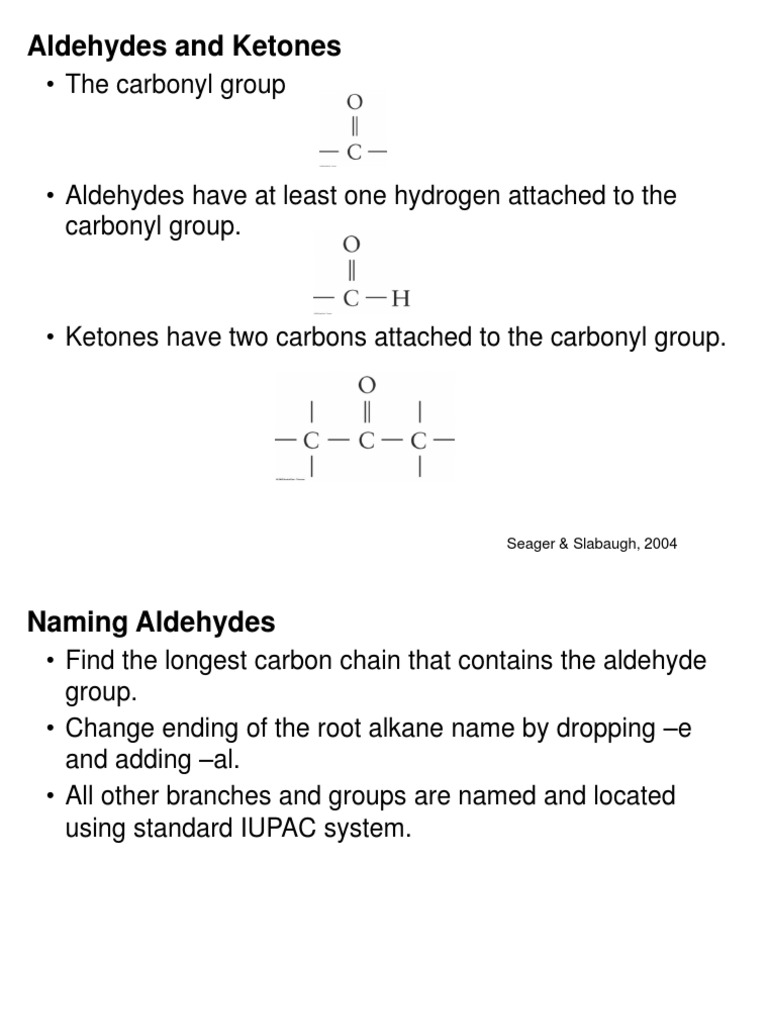 An Overview of Aldehydes and Ketones: Naming Conventions, Physical ...