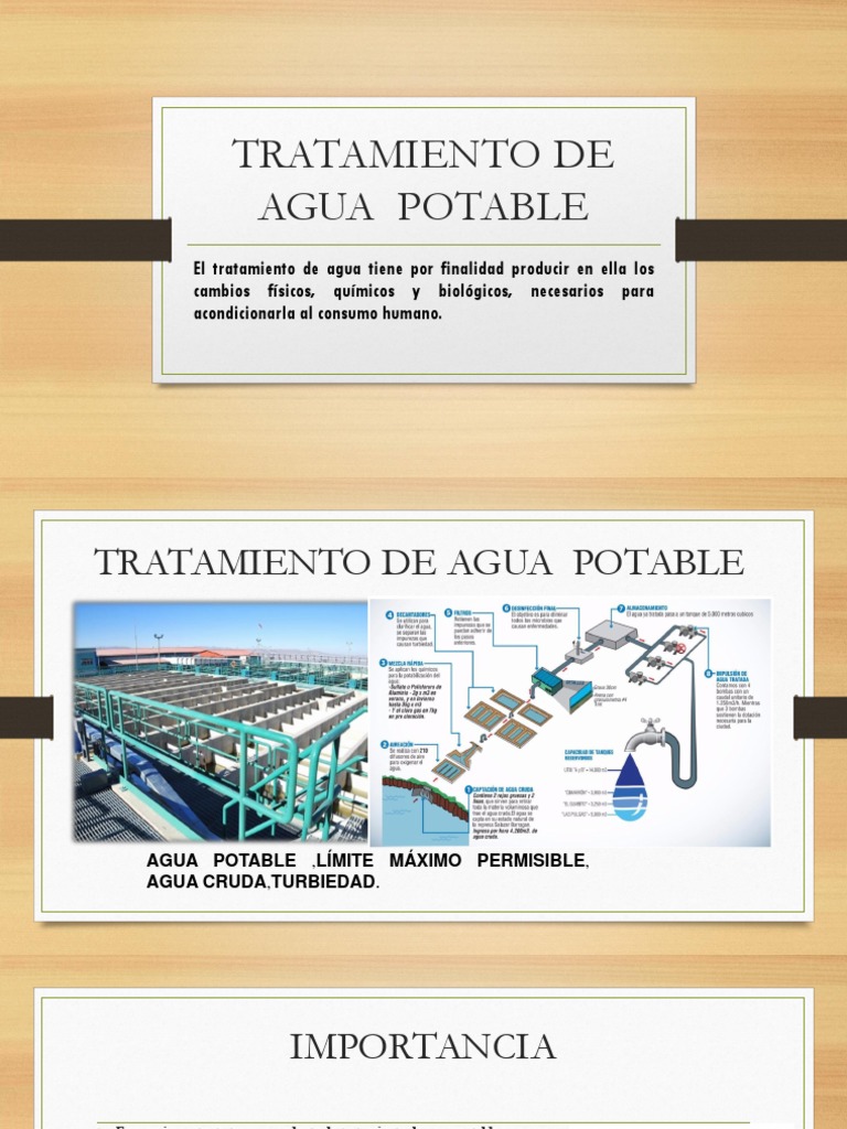 Tratamiento y Beneficios del Agua Potable | PDF | Agua potable | Agua ...