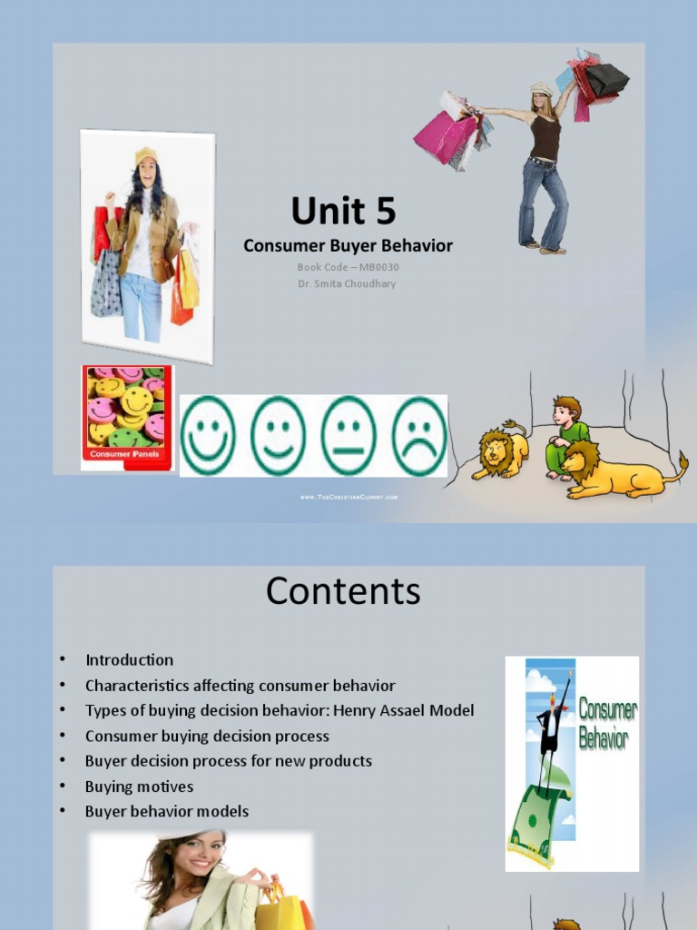 Understanding Consumer Buyer Behavior | PDF | Consumer Behaviour | Id