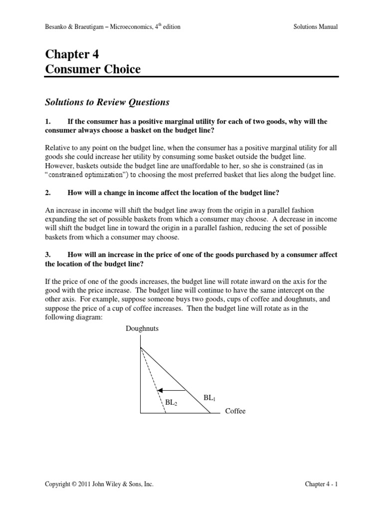 Besanko and Braeutigam Microeconomics 4 PDF | PDF | Utility | Mathematical Optimization