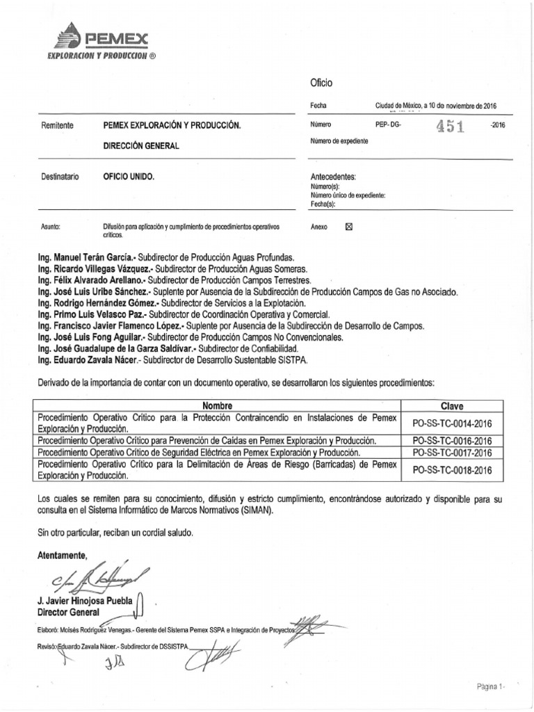 PO SS TC 0018 2016 Barricadas | PDF