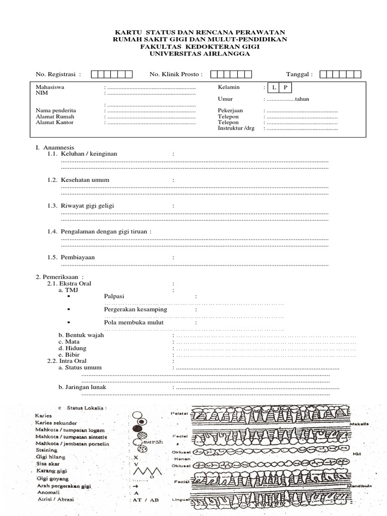 Kartu Prostho Anita 1 | PDF