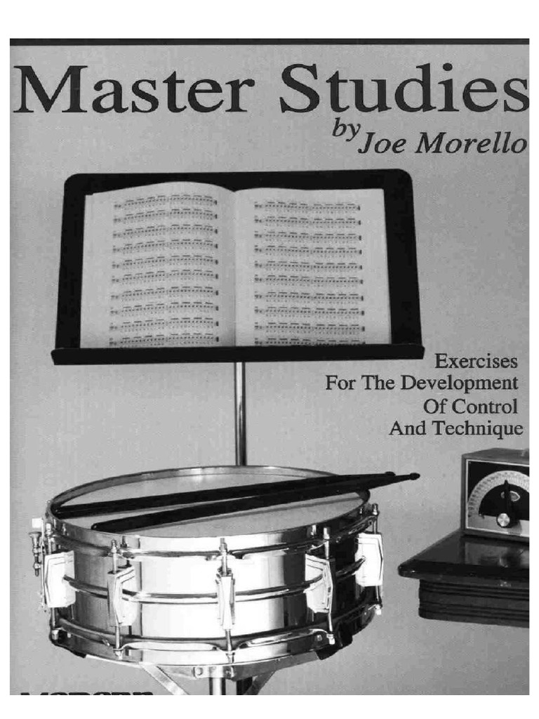 Joe Morello - Master Studies | PDF