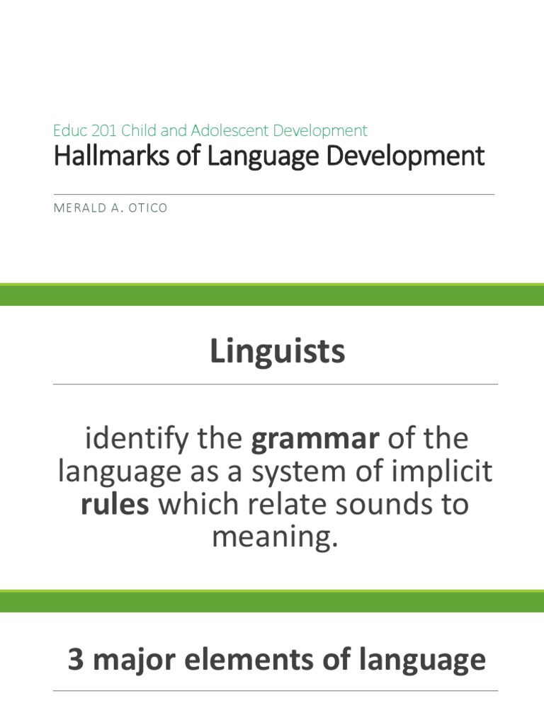 Educ 201 Child and Adolescent Development | PDF