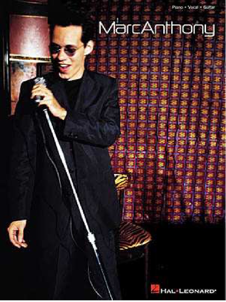 Marc Anthony Songbook PDF | PDF