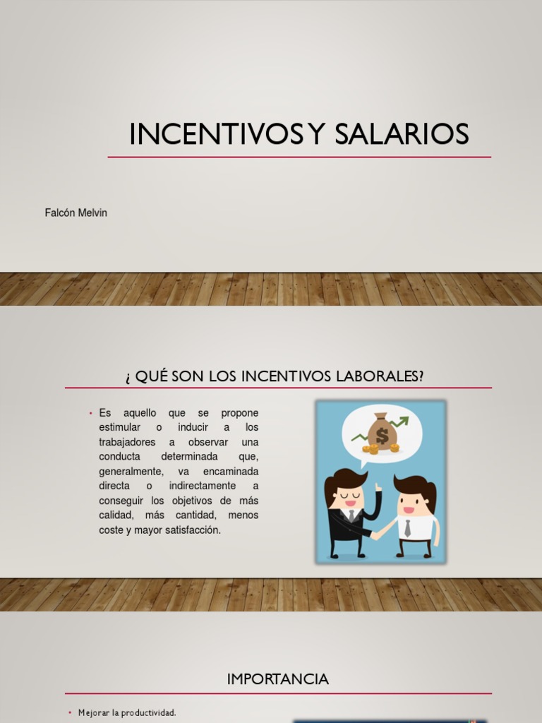 Incentivos y Salarios | PDF | Salario | Business