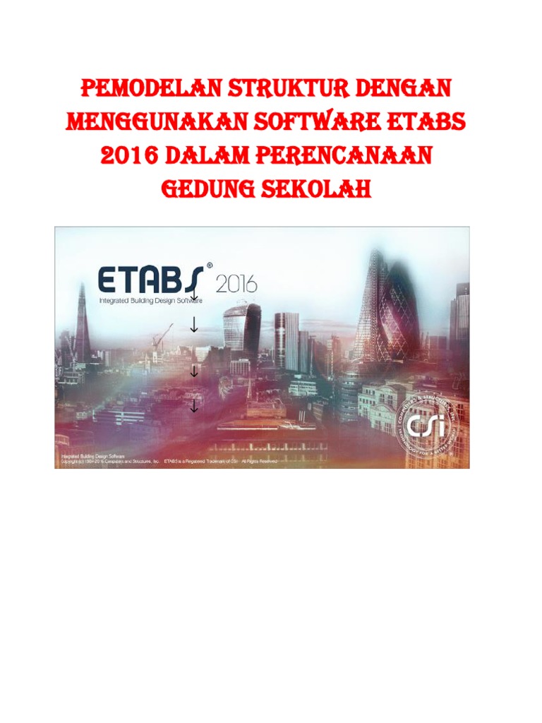 Etabs 2016 | PDF