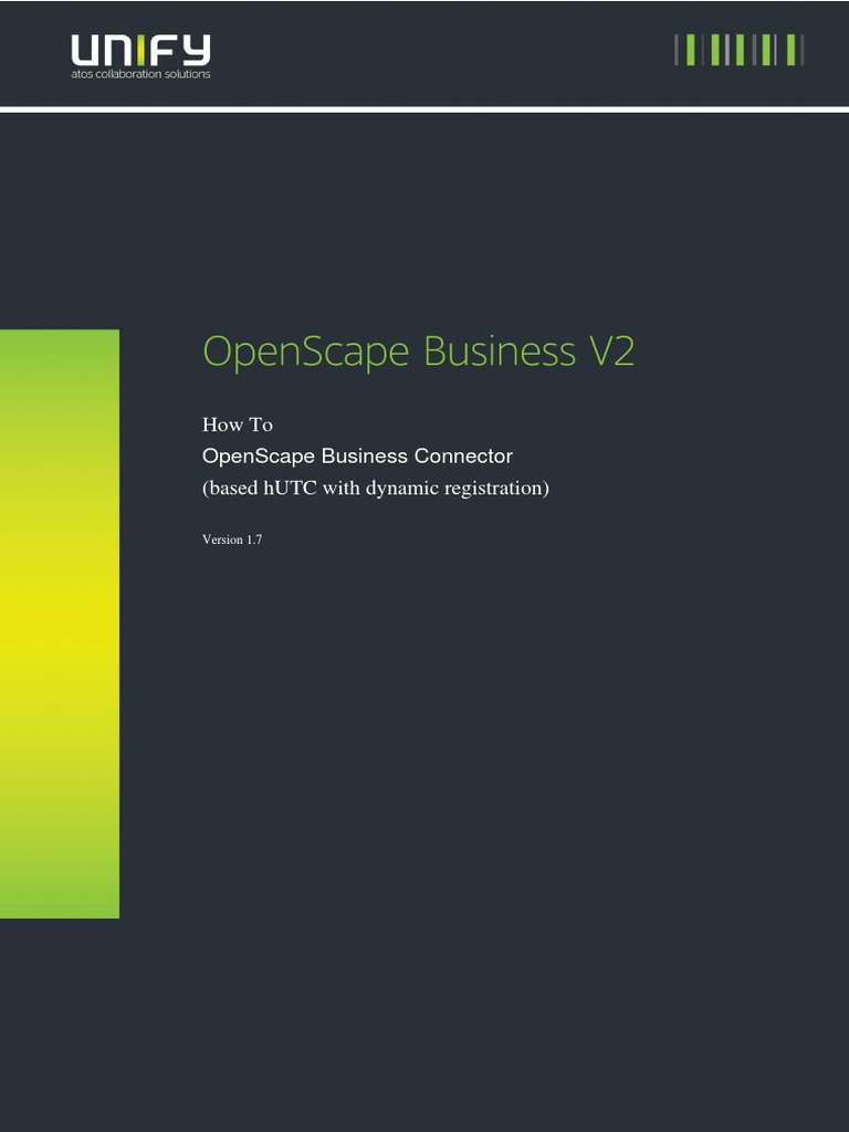How To Configure Circuit OpenScape Business Connector PDF | PDF | Port ...