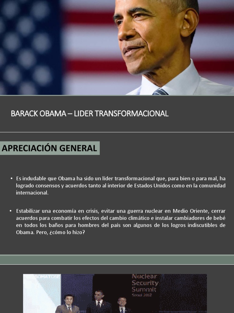 Barack Obama – Lider Transformacional