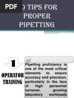8 Tips To Improve Your Pipetting Technique | PDF | Accuracy And ...