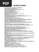 Islamic Quiz Questions and Answers | PDF | Prophets And Messengers In ...