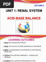 Acid Base Balance | PDF | Ph | Buffer Solution