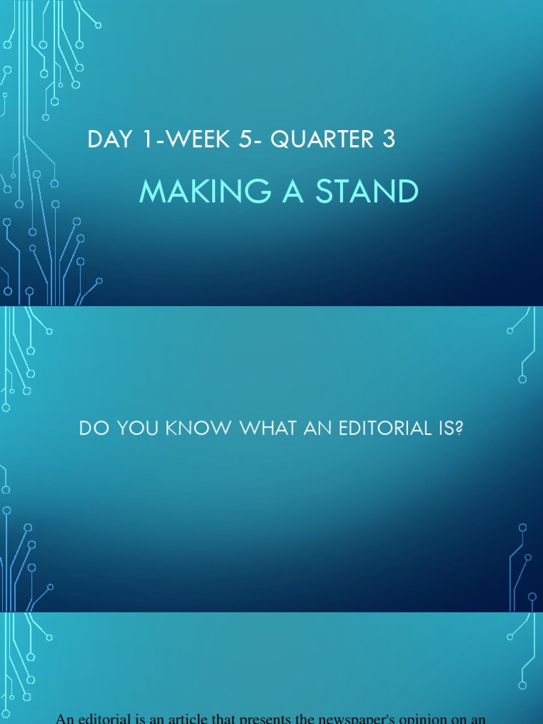 3rd Quarter Week 1 Pdf Persuasion Newspapers