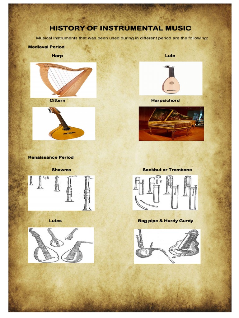 Art Appreciation (History of Instrumental Music) | PDF