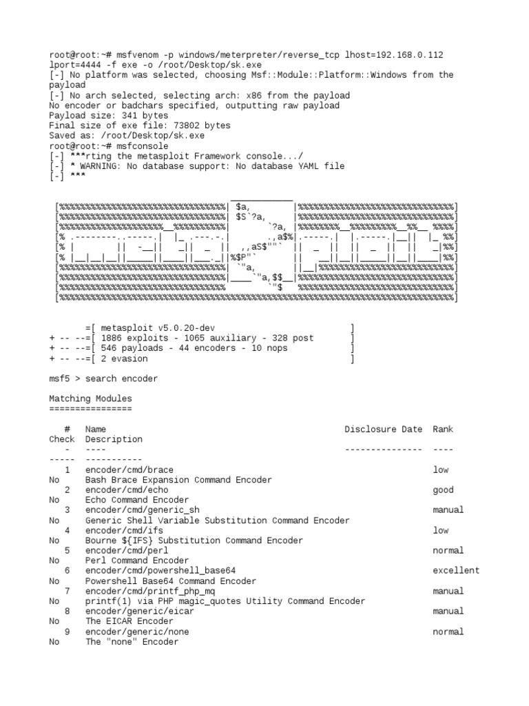 Metasploit Tuto | Download Free PDF | Zip (File Format) | Computer Data