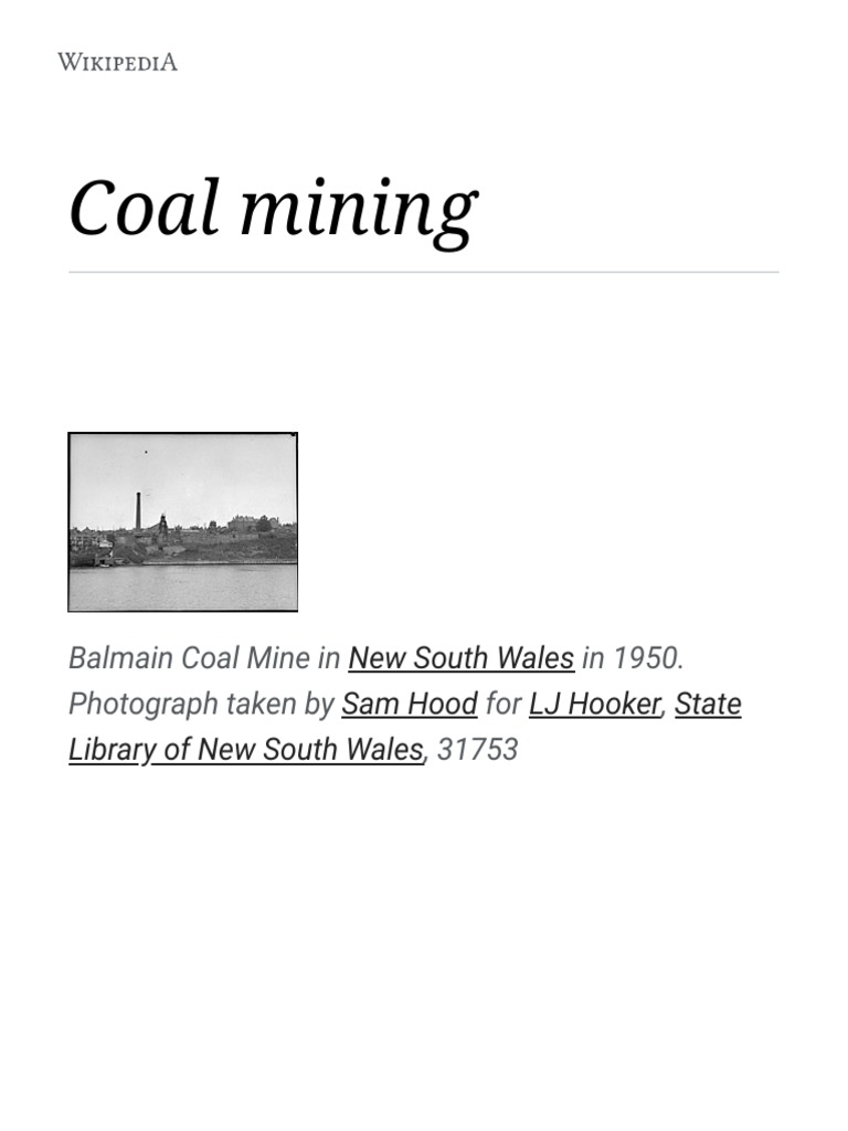 Coal Mining | PDF | Coal Mining | Surface Mining