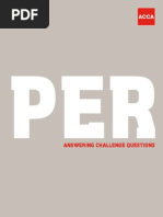 Acca PER Performance Objectives | PDF | Auditor's Report | Board Of ...