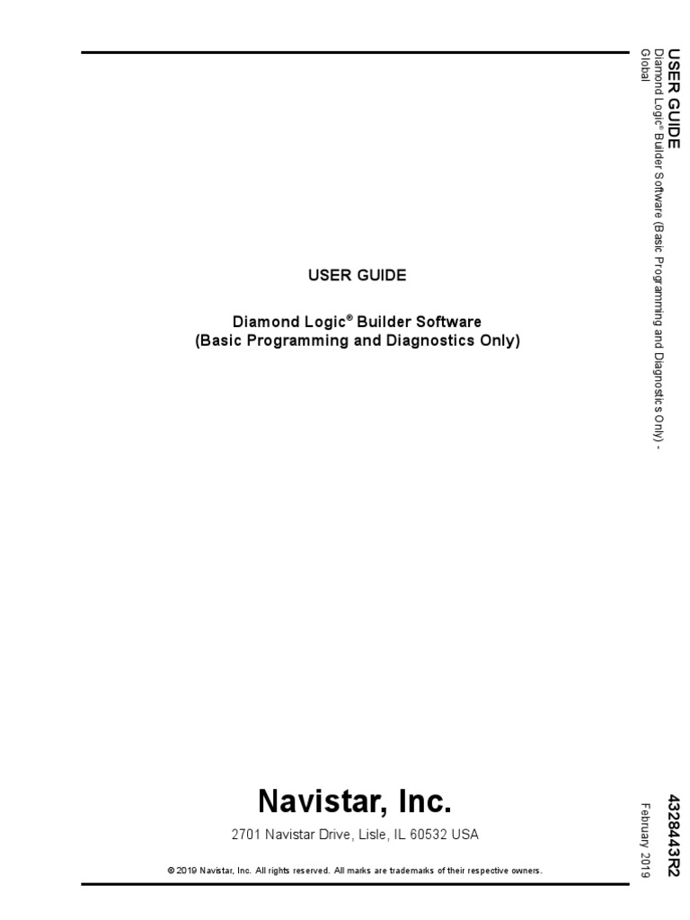 Navistar, Inc.: User Guide Diamond Logic Builder Software (Basic ...