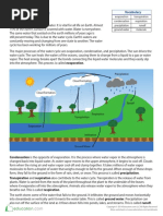 3rd Grade - Water Cycle Worksheet | PDF