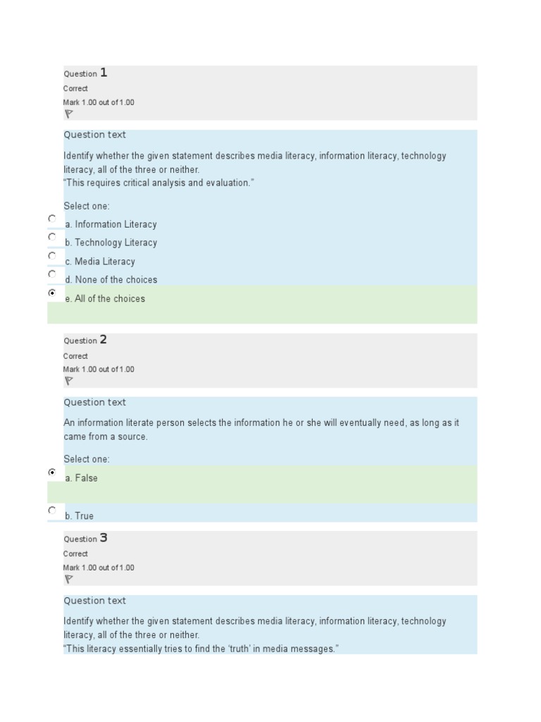 Literacy Types and Critical Analysis | PDF