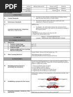 Grade 8 Science 1st Quarter DLP | PDF | Force | Mass