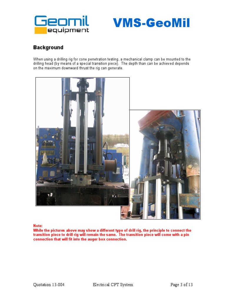 Geomil CPT and Seismic | PDF | Seismology | Analog To Digital Converter