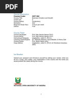 Course Business Creation and Growth (GST302 - 23) PDF | PDF | Marketing