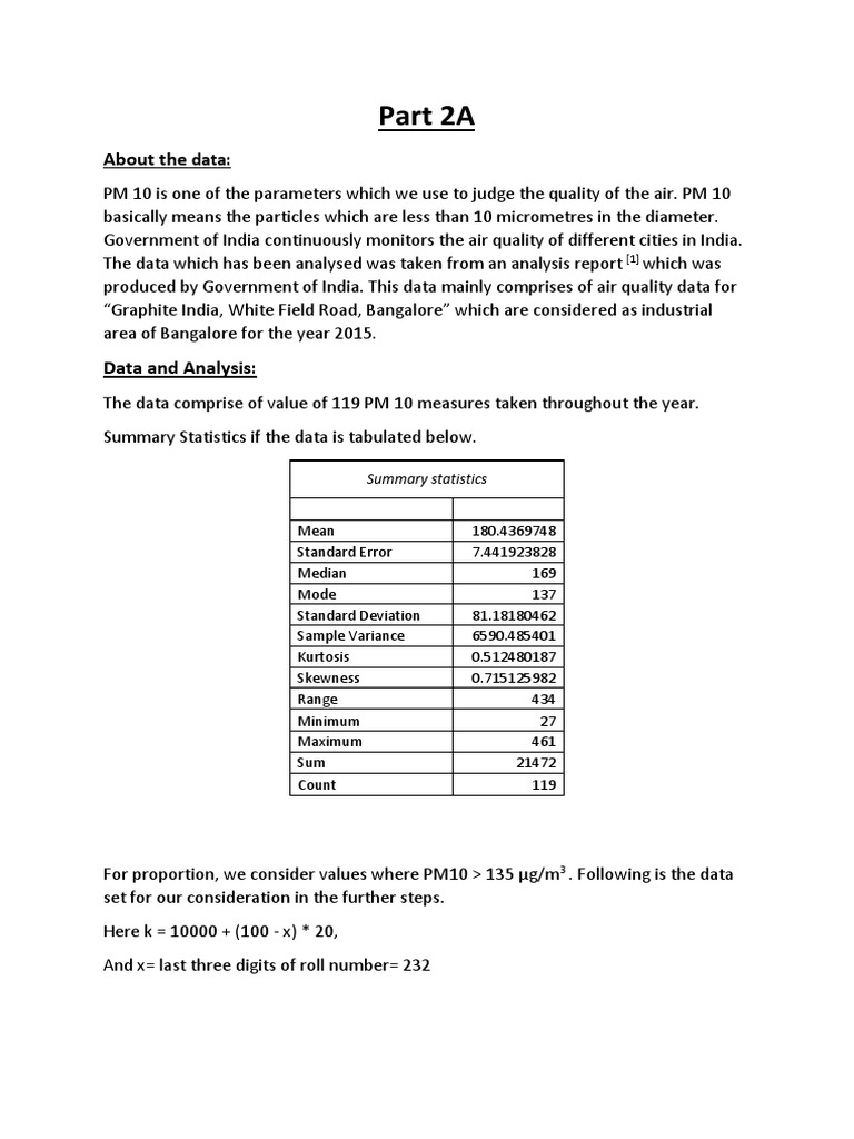 Part 2A: About The | PDF | P Value | Confidence Interval