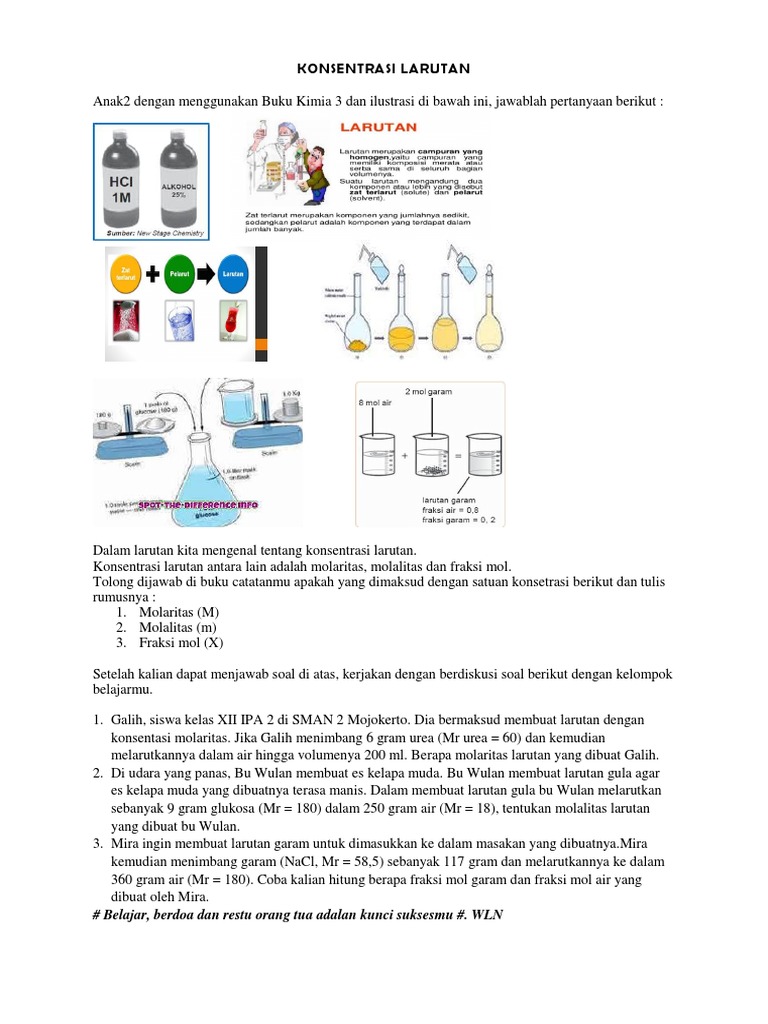 Konsentrasi Larutan | PDF
