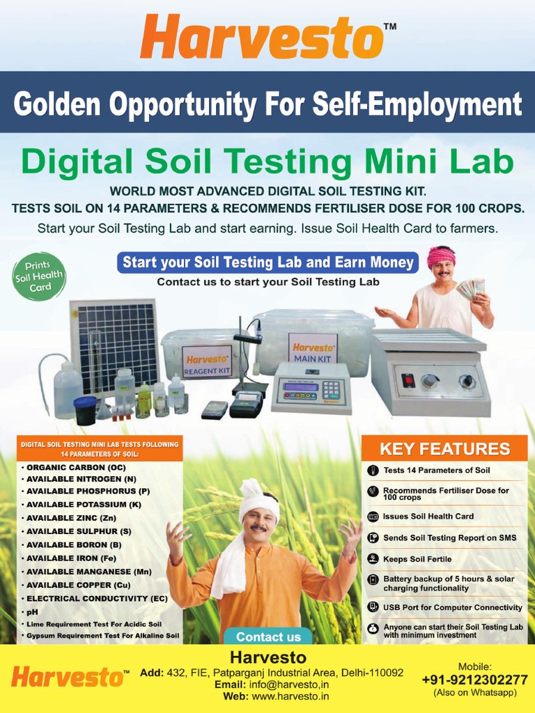 Mobile Soil Testing Laboratory | PDF
