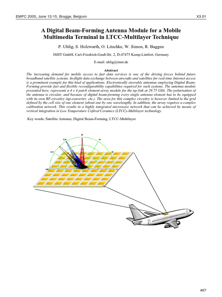 A Digital Beam-Forming Antenna Module For A Mobile Multimedia Terminal ...