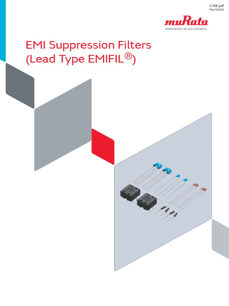 Murata EMI Filters EMIFIL C30e | PDF | Inductor | Electrodynamics
