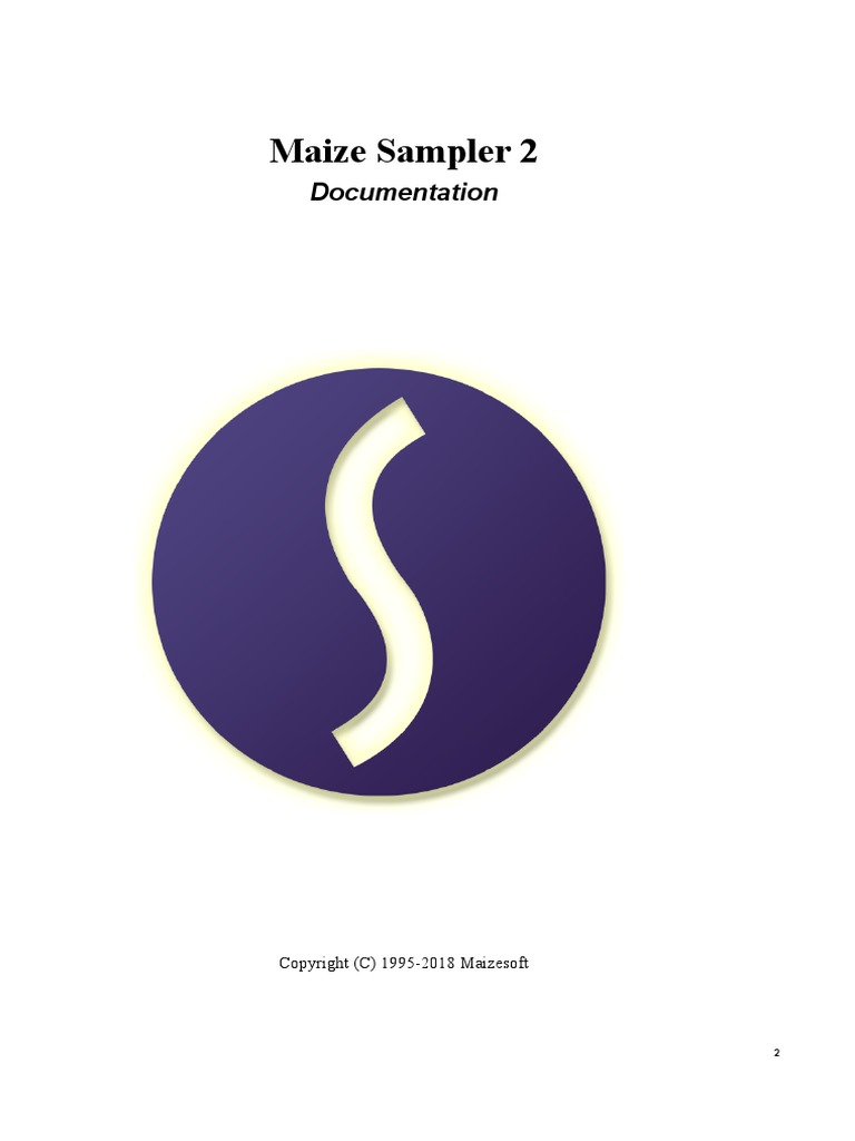 Maize Sampler 2: Documentation | PDF | Synthesizer | Software