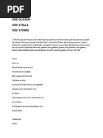 Odi Obara | PDF | Religión étnica | Adivinación