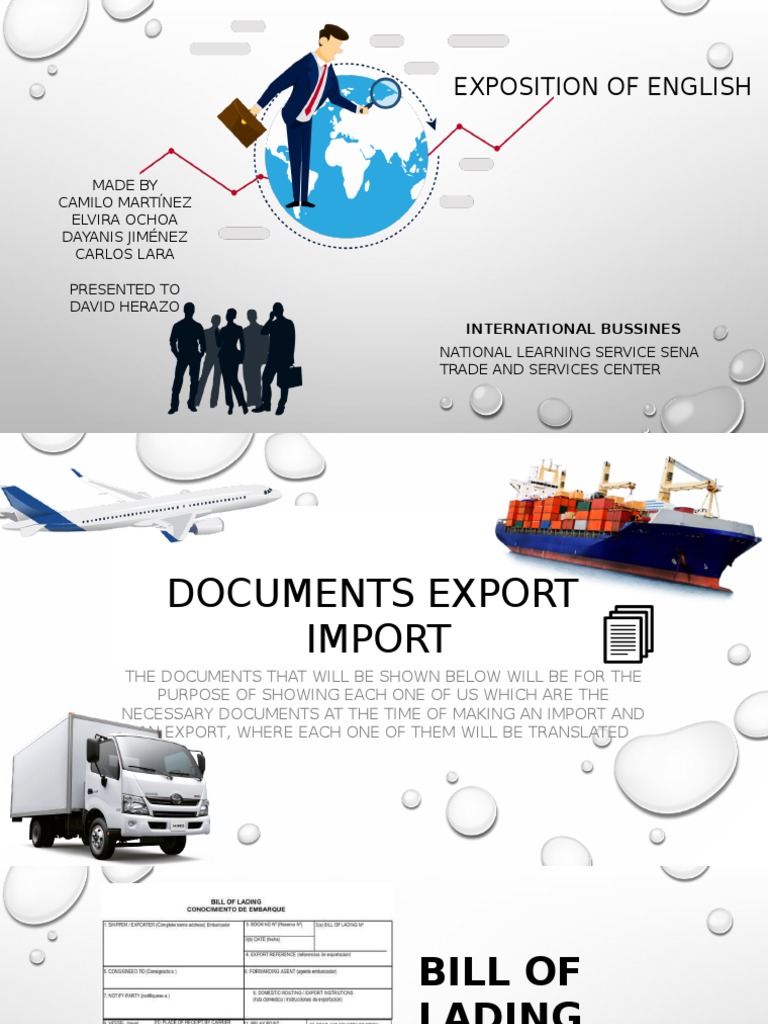 Documents Export Import | PDF