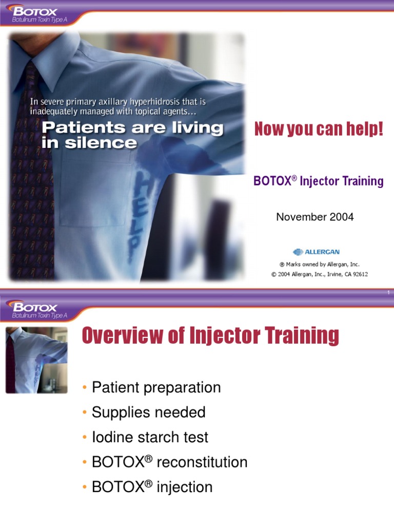 Botox HH Training | PDF | Botulinum Toxin | Injection (Medicine)