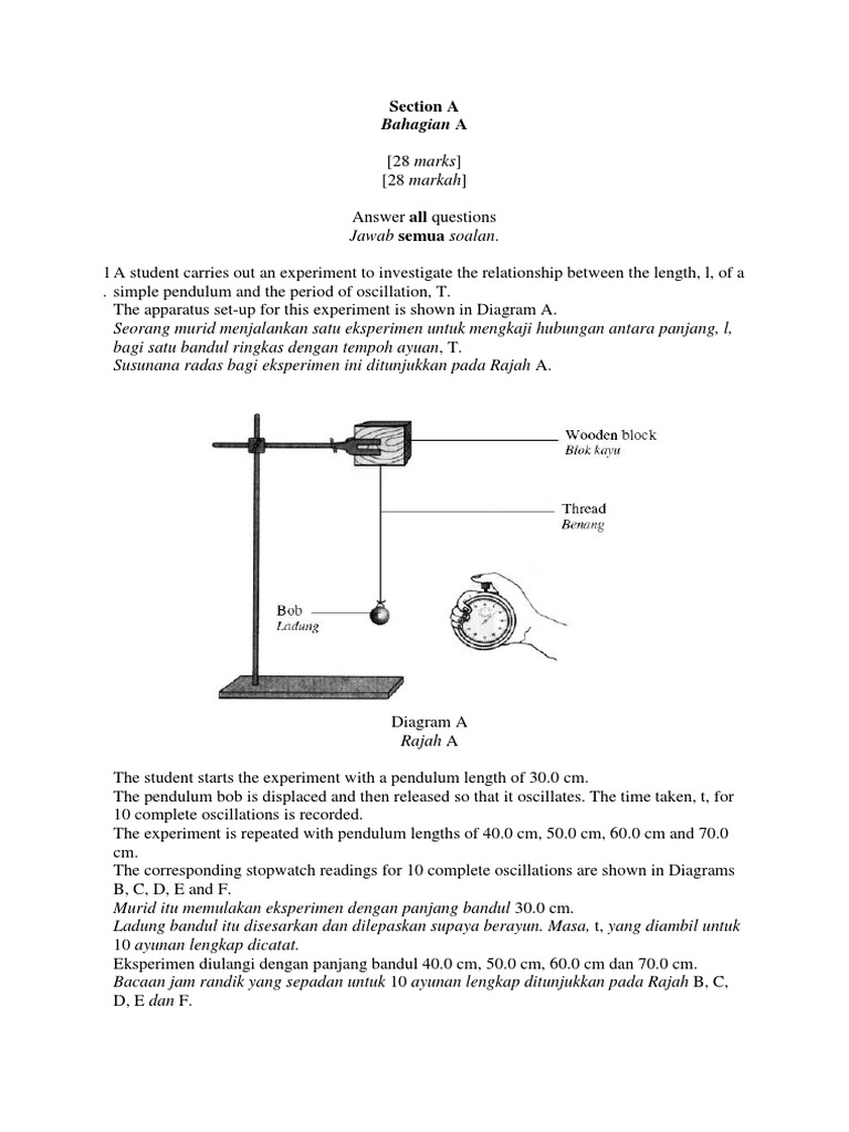 Fizik SPM 2008 Paper 3 + Skema | PDF