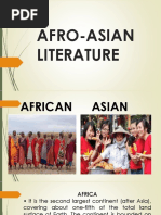 Overview of African Literature | PDF | Africa | Languages Of Africa