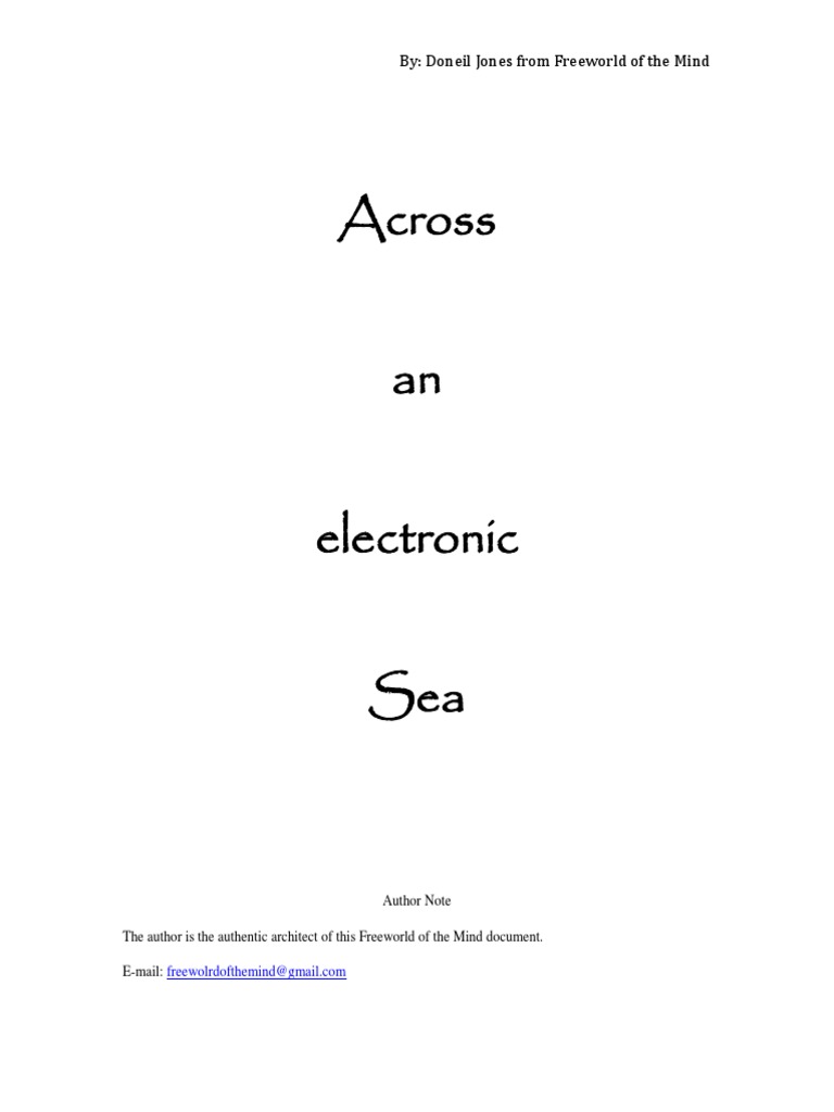 Across An Electronic Sea | PDF