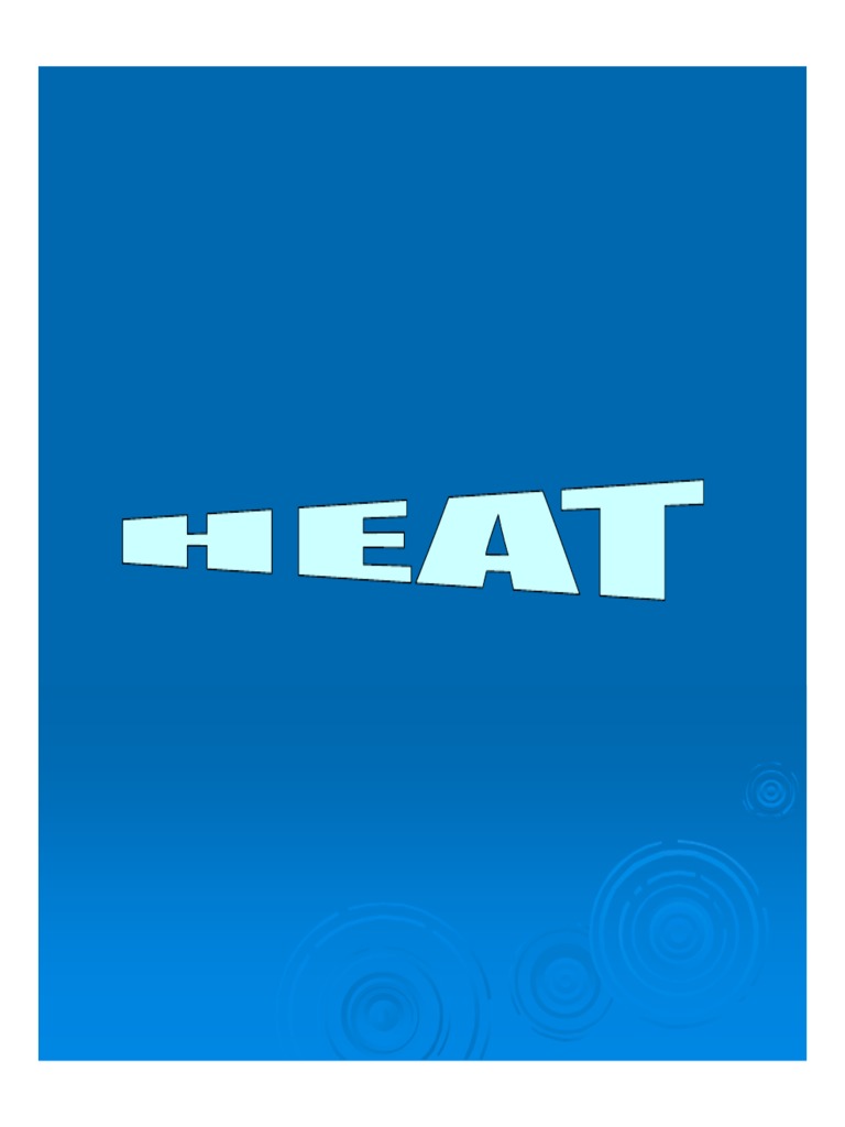 Heat | PDF | Calorie | Latent Heat
