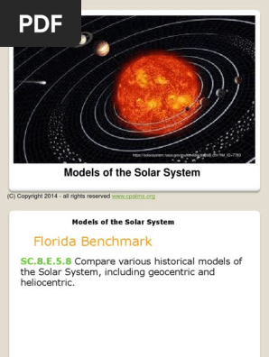 Historical Solar System Model Differences