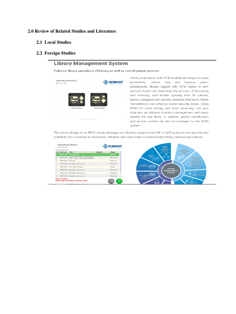 Review of Related Studies and Literature | PDF | Libraries ...