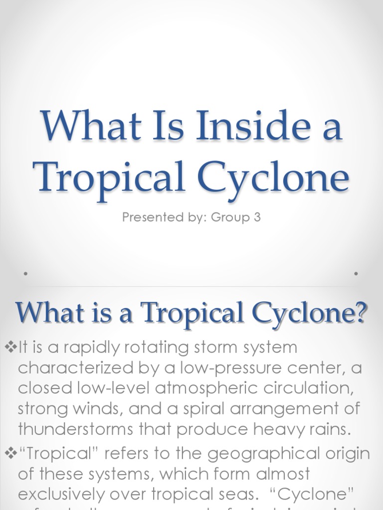 What Is Inside A Tropical Cyclone | PDF | Eye (Cyclone) | Tropical Cyclones