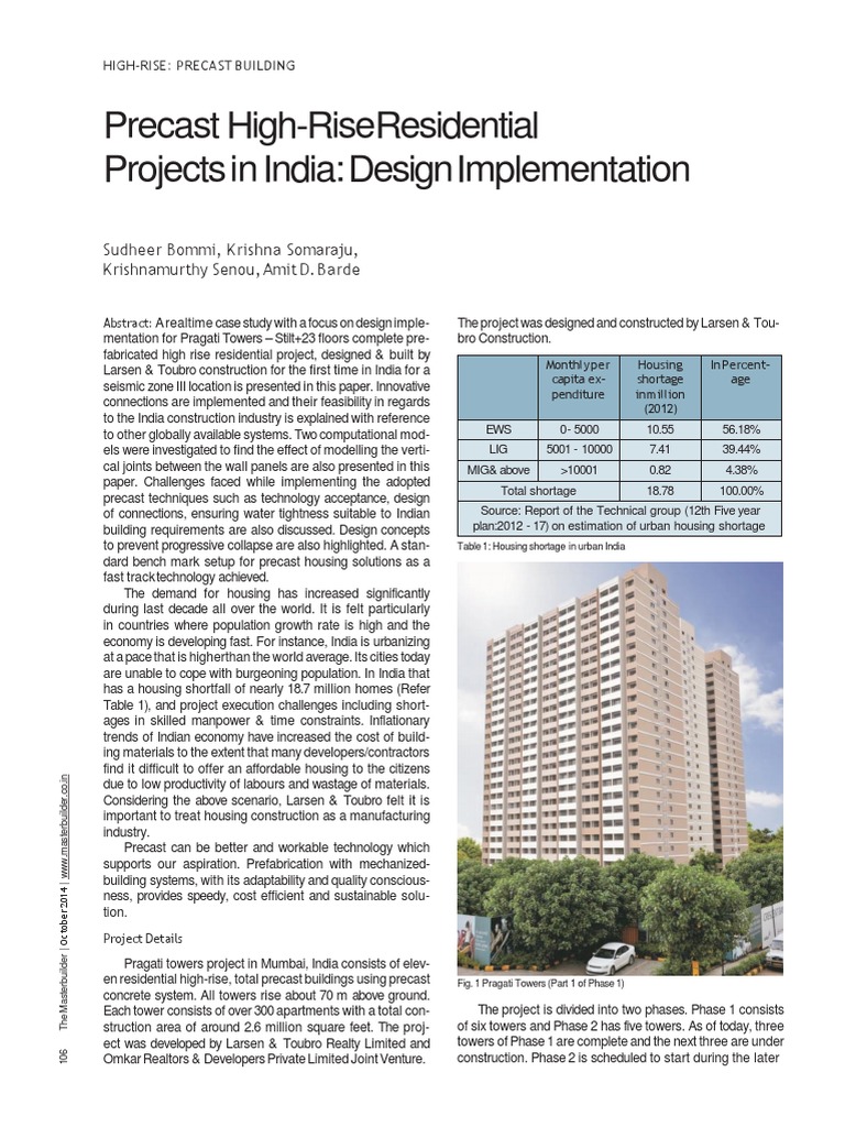 Pre Cast Structure | Download Free PDF | Precast Concrete | Concrete