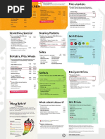 Menu - Dine in - Nando's Malaysia | PDF | Hamburgers | Food And Drink