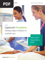 Lippincott Procedures for Nurses | PDF | Evidence Based Medicine | Nursing