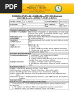 SEMI DETAILED LESSON PLAN 7es FORMAT Topic - WORK | PDF | Force | Learning