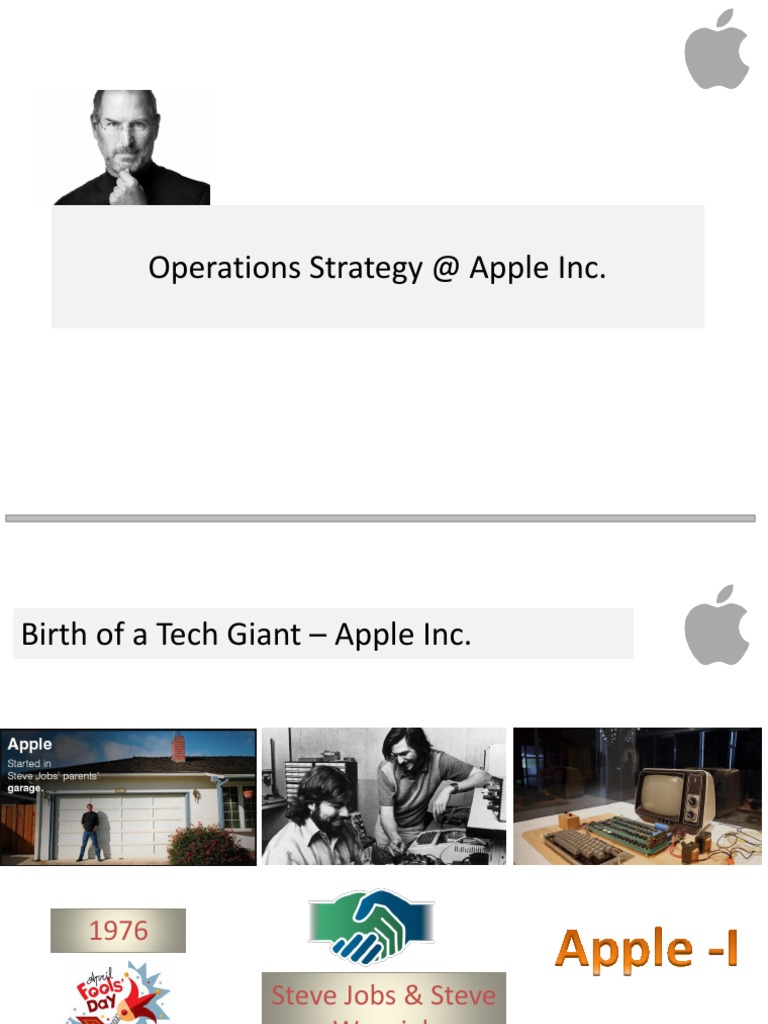 Apple Inc. Operational Strategy Analysis | PDF | Strategic Management ...